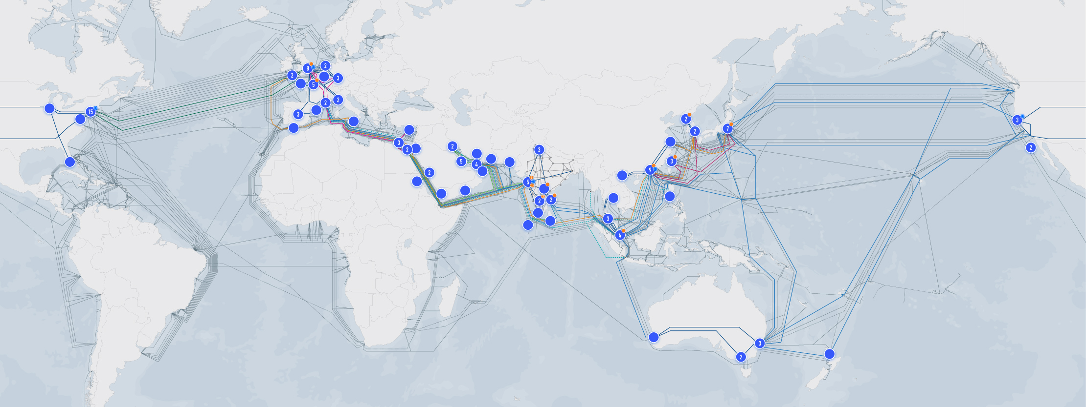 Network Maps | Global Cloud Xchange Network Maps | Global Cloud Xchange